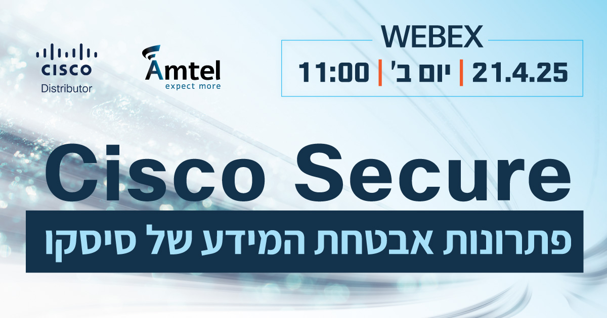 Cisco Secure Webinar - 21.4.25, Webex